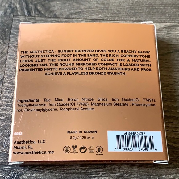 Aesthetica | Makeup | Aesthetics Sunset Bronzer | Poshmark